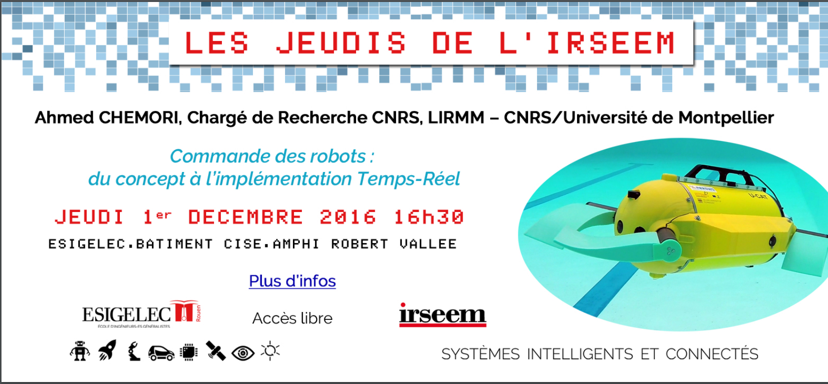 Jeudis de l'IRSEEM : Conférence de Ahmed CHEMORI le 01/12/2016 à l ...