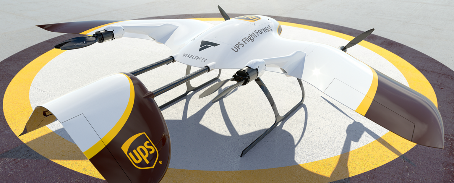 UPS Flight Forward and Wingcopter Collaborate | UAV Expert News - NAE