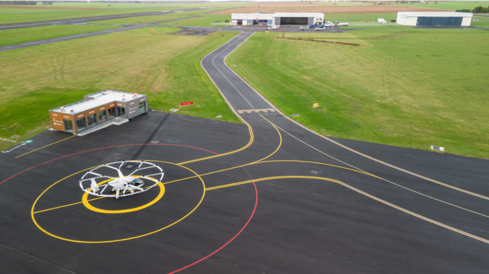 Inauguration du premier vertiport intégré à Pontoise,épicentre des ...