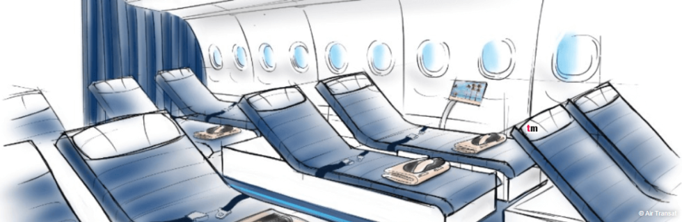 Air Transat dévoile son tout nouveau siège Club - NAE