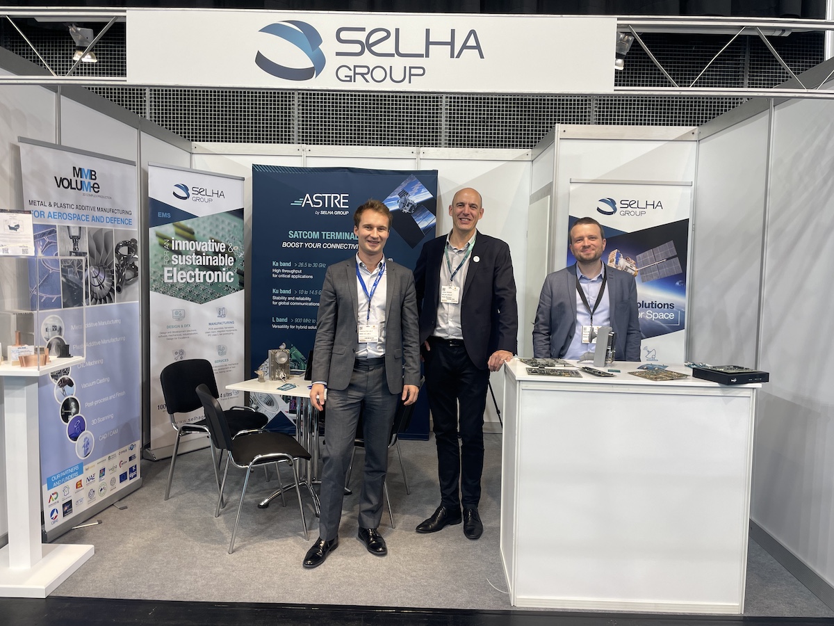 Co-exposition SELHA Group/MMB VOLUM-e sur le salon Space Tech - NAE